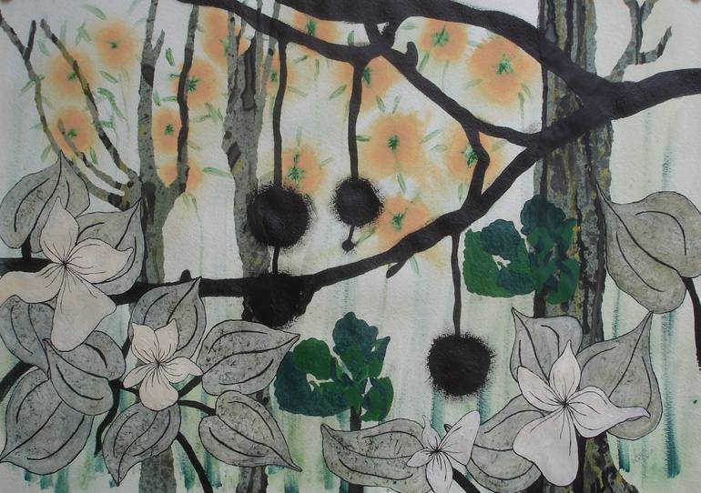 Orange Blossom Painting by Allison Rudd-Mumford | Saatchi Art