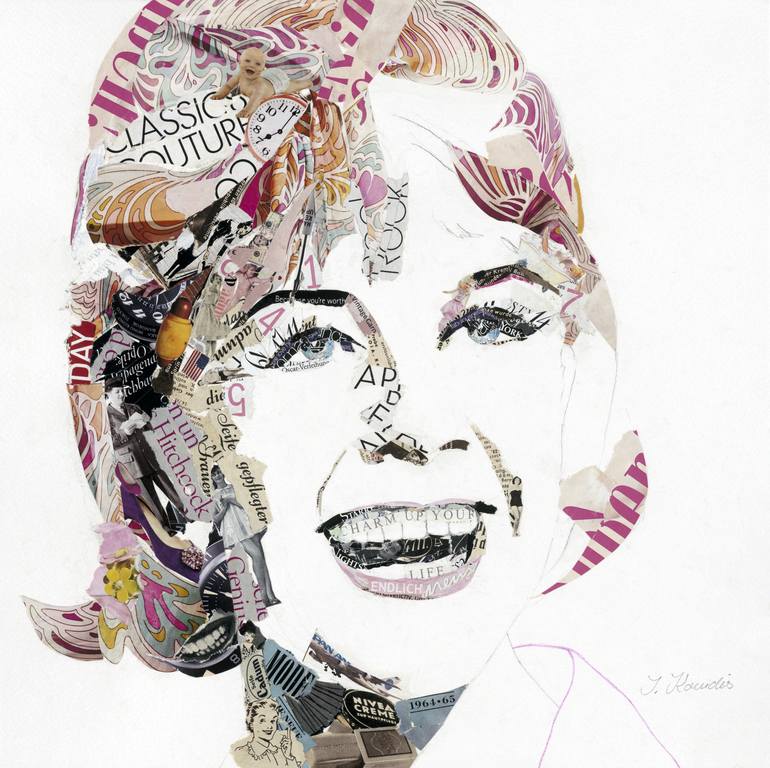 Doris Collage by Ines Kouidis | Saatchi Art