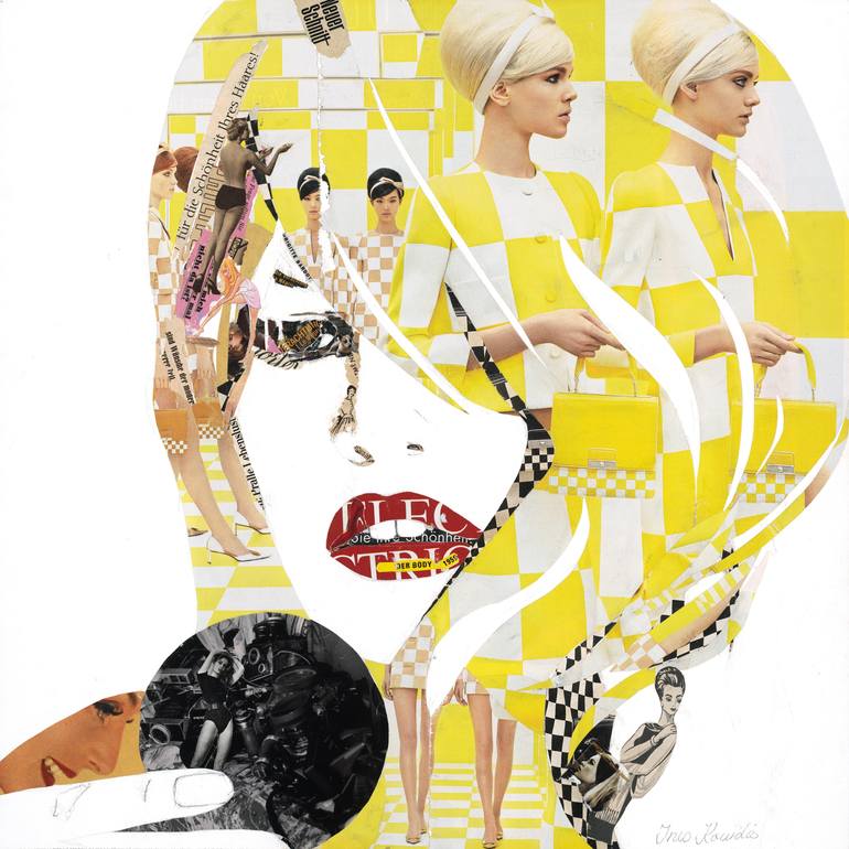 Brigitte Collage by Ines Kouidis | Saatchi Art