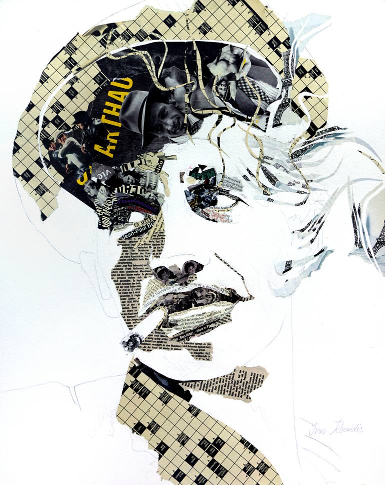 Jean-Paul Collage by Ines Kouidis | Saatchi Art