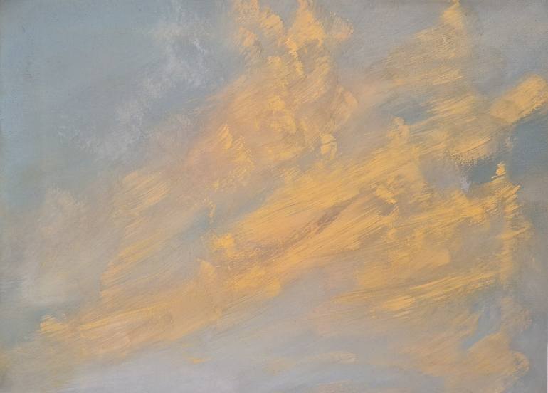 French Sunset Painting by Maria Badea | Saatchi Art