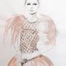 Debutante Drawing by Fiona Maclean | Saatchi Art
