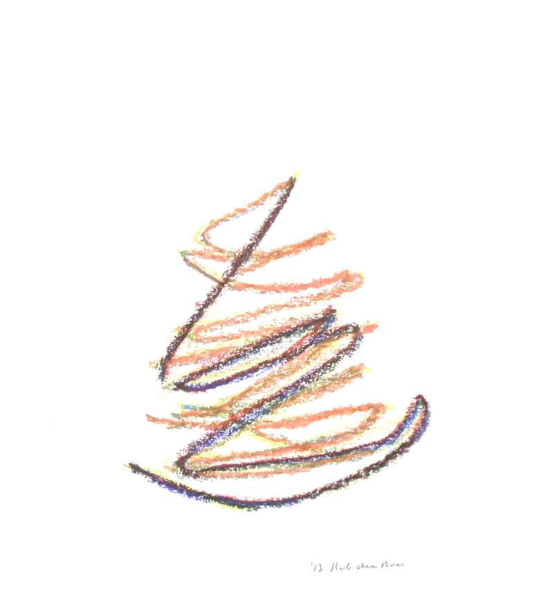 Color Style Flower Drawing by Rob den Boer | Saatchi Art