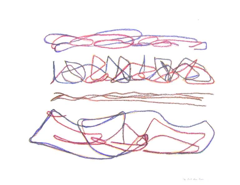 Color style landscape Drawing by Rob den Boer | Saatchi Art