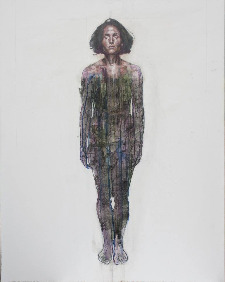 R.P retrato Painting by Joaquin Jara | Saatchi Art