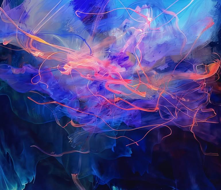 Ethereal, #11 Painting by M Fused Art Studio | Saatchi Art