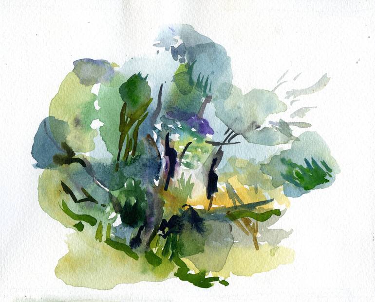 in garden Painting by Maria Melusine Cassapidis | Saatchi Art