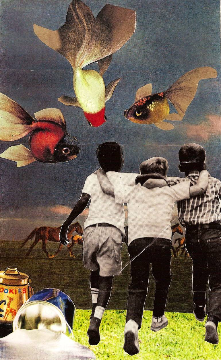 Into America Collage by Hailey Gaiser | Saatchi Art