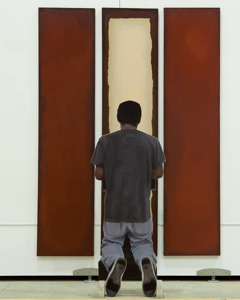 Contemplation (Reference to Mark Rothko) Painting by Juan Fernando ...