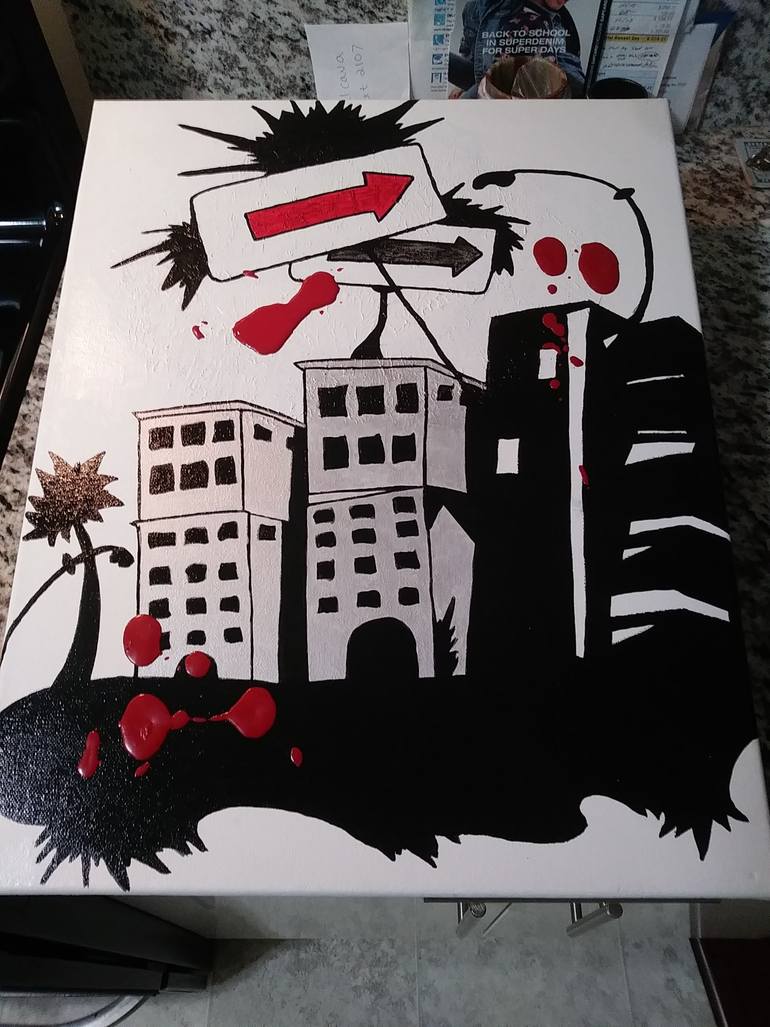 M City Direction Painting by Design Xq Art | Saatchi Art