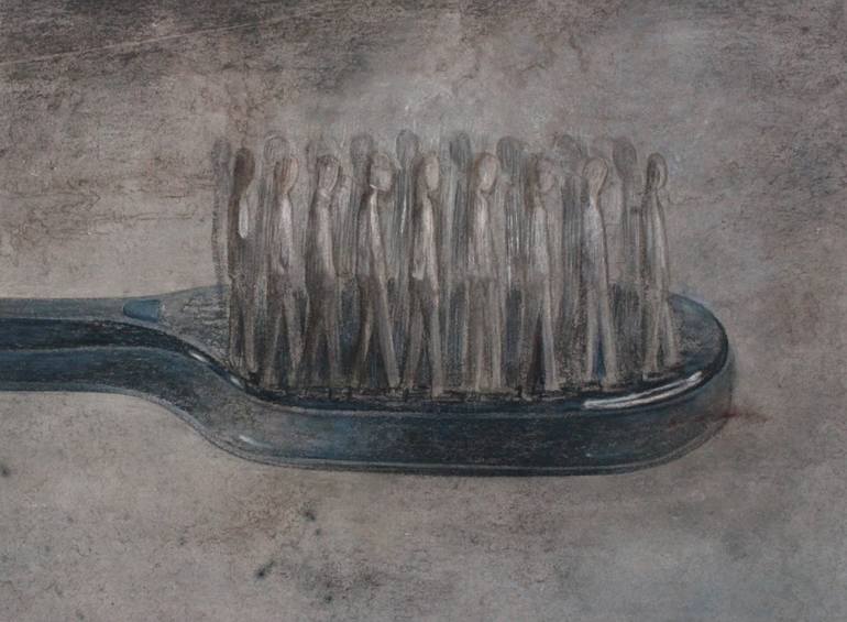 The morning toothbrush Painting by kailiang li | Saatchi Art