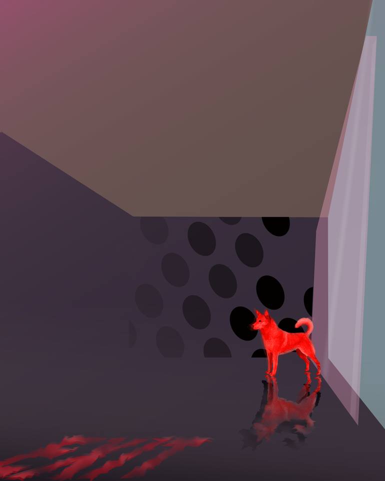 Hotel_Zero. Room_02. Painting by SHURRON Cheval | Saatchi Art