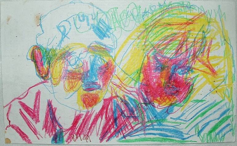 A Boy and a Girl Drawing by Steven Agin | Saatchi Art