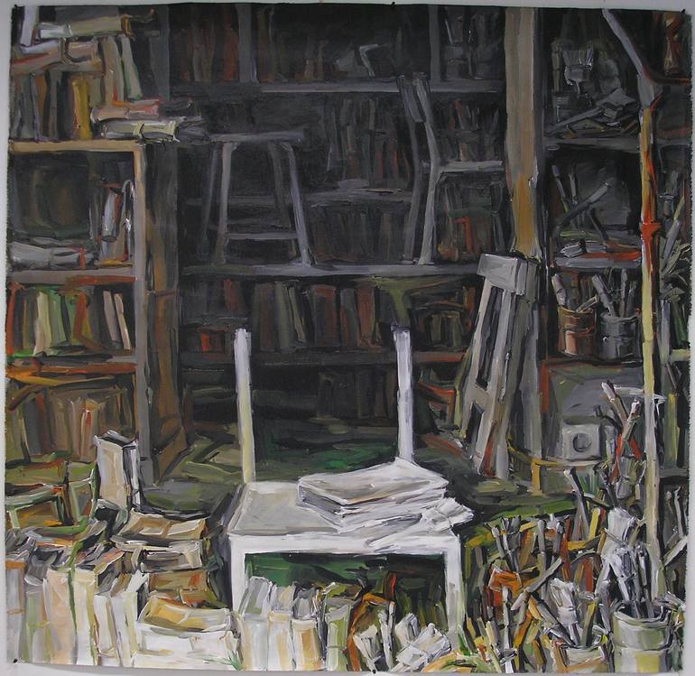 Painter Odissey Painting by Michael ILE | Saatchi Art