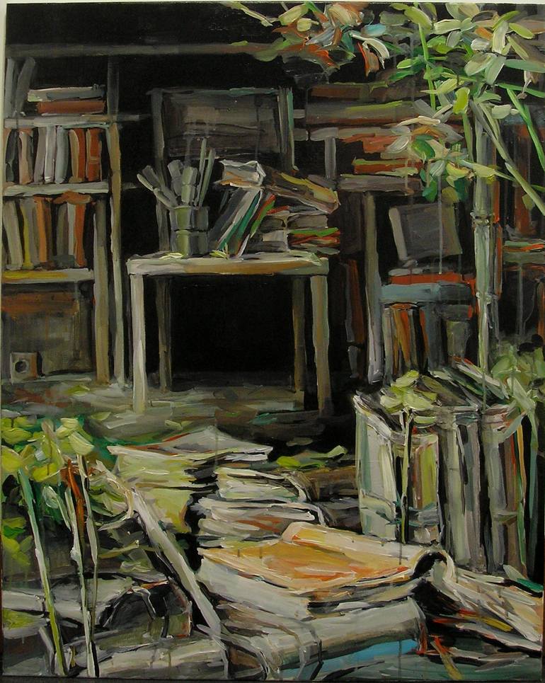 Vegetals and studio Painting by Michael ILE | Saatchi Art