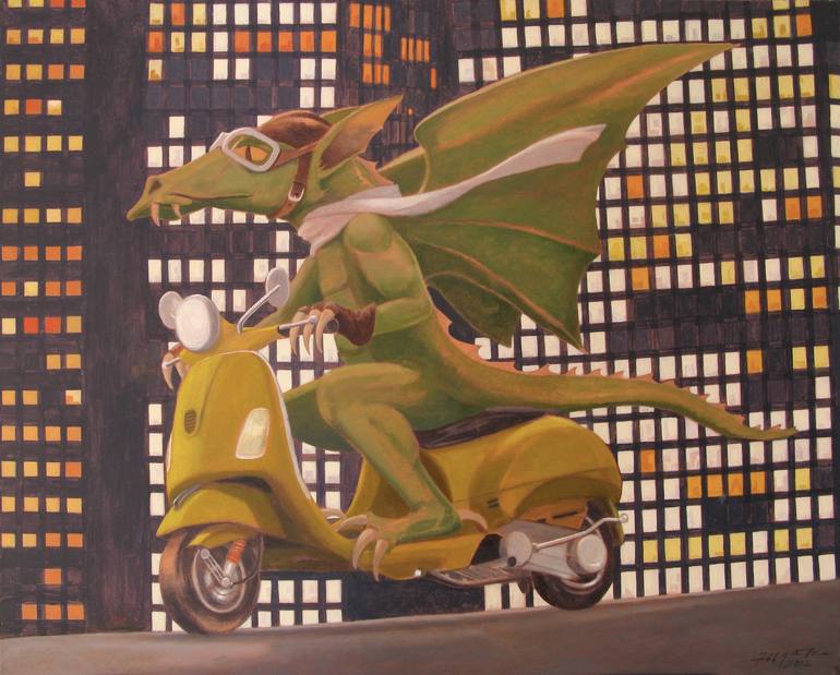 Late for the Opera Painting by Leonard Filgate | Saatchi Art