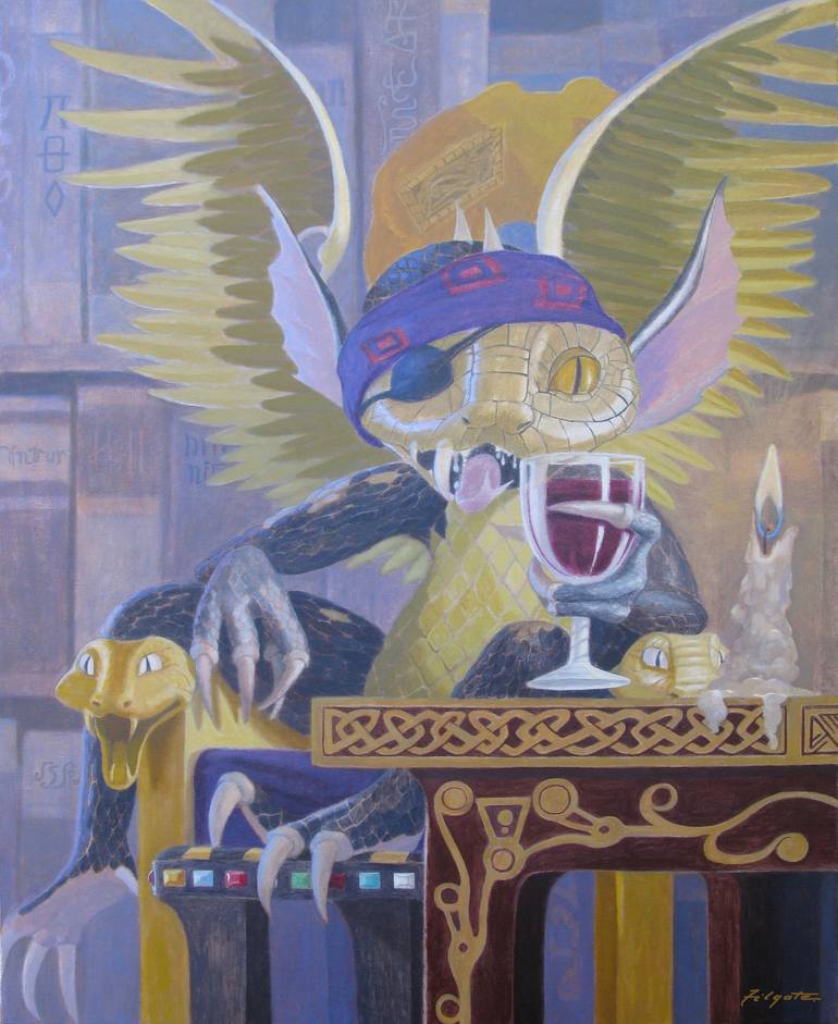 The Toast Painting by Leonard Filgate | Saatchi Art