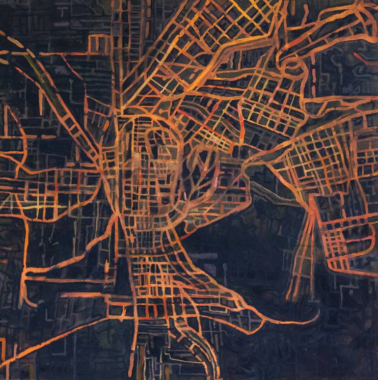 Shanghai Painting by Annie Bingham Ward | Saatchi Art