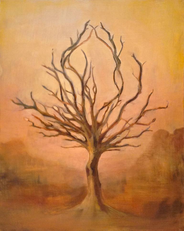 Tree study Painting by Rachel Aponte | Saatchi Art