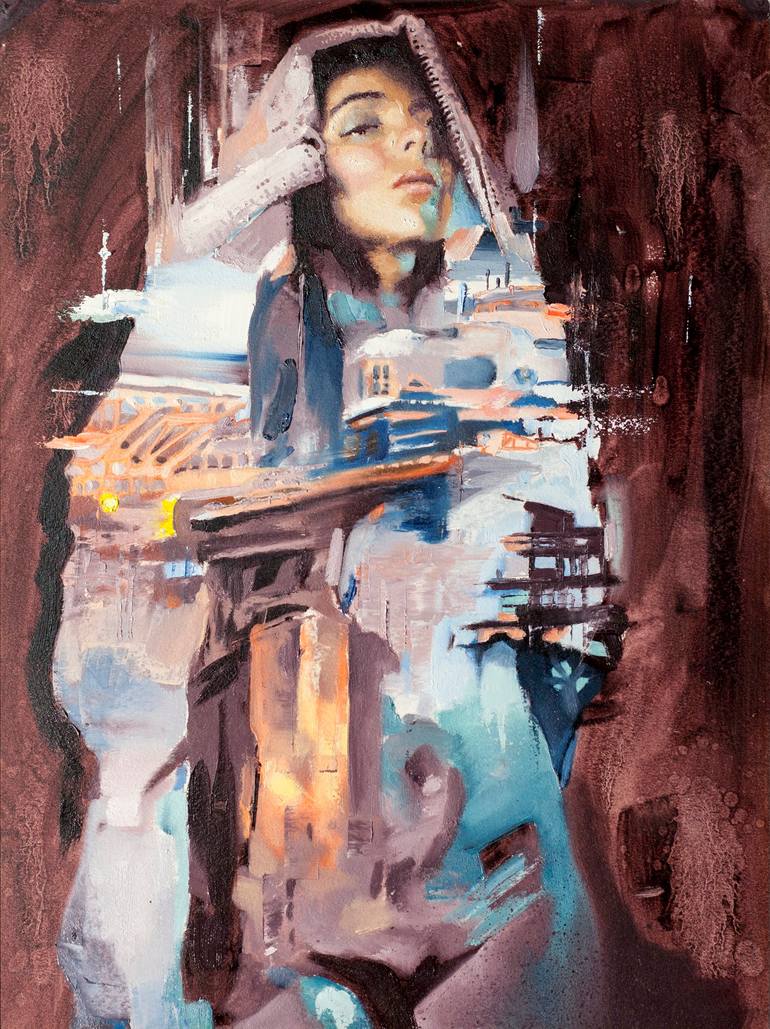 Origin of Man Painting by Dustin Spagnola | Saatchi Art