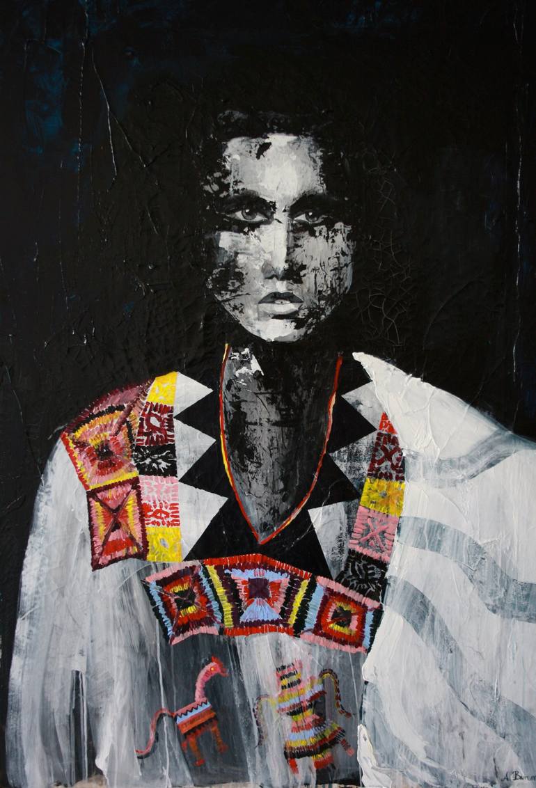 SOLD -Mala Painting by Aga Baranska | Saatchi Art