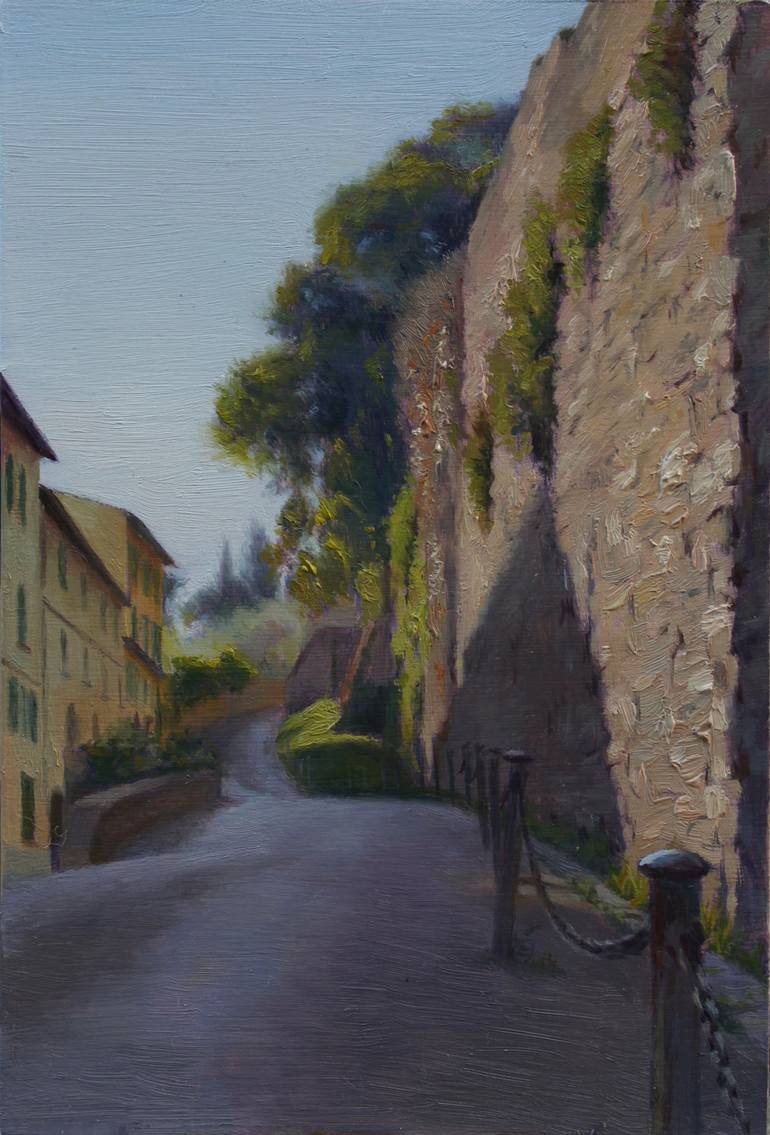 Via di Belvedere Painting by Niamh Butler | Saatchi Art