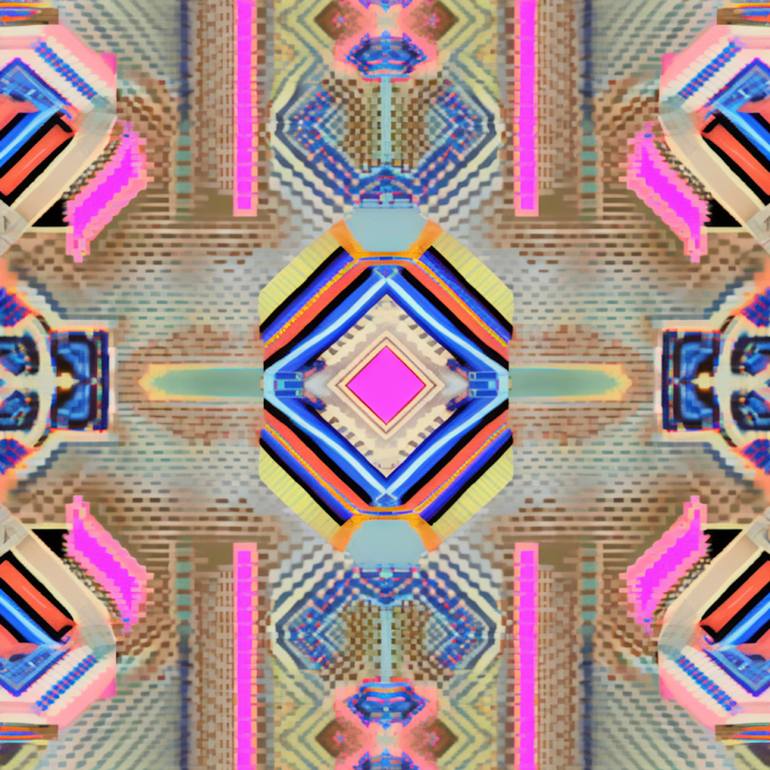 Merging reality Mixed Media by Christopher Dear | Saatchi Art