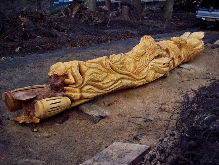 Meliai Dryad Bench Sculpture by Thomas Craggs | Saatchi Art