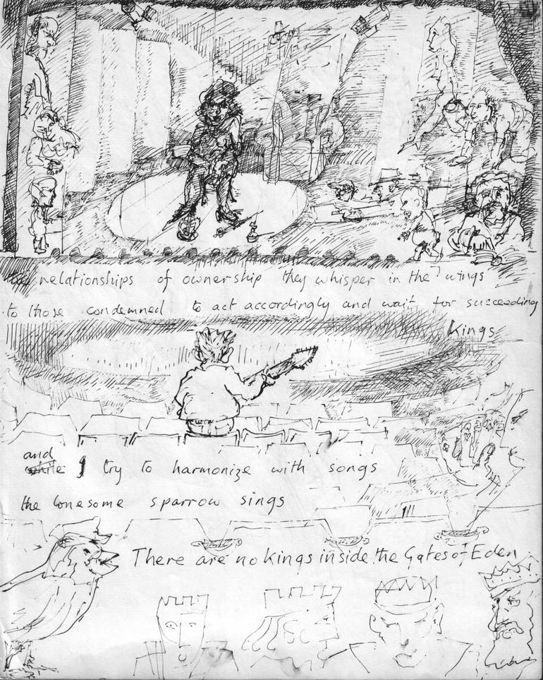 Gates of Eden: Relationships of Ownership Drawing by Nigel Packham ...