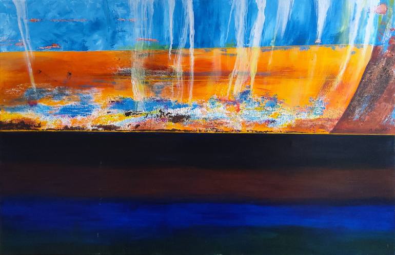 Waterline Painting by Michel Godard | Saatchi Art