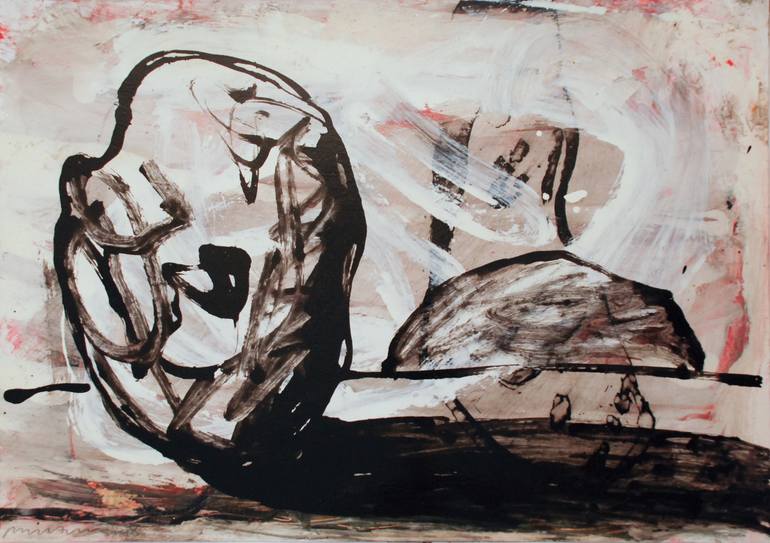 Untitlked (Ailsa Craig 5) Painting by Philip Maltman | Saatchi Art Canada