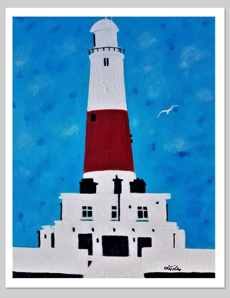 Portland Bill Painting by Lesley Giles | Saatchi Art