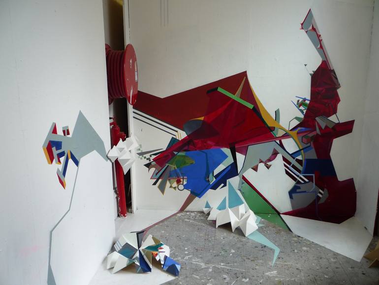 These strange explosions Painting by Aimee Dymond | Saatchi Art