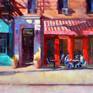 Cornelia Street Cafe, Greenwich Village NYC Painting by Joseph ...