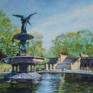 Bethesda Fountain, Central Park, New York City Painting by Joseph ...