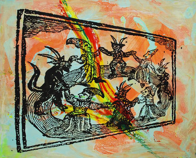 Dialectics of Accumulation Painting by Alexander Small | Saatchi Art