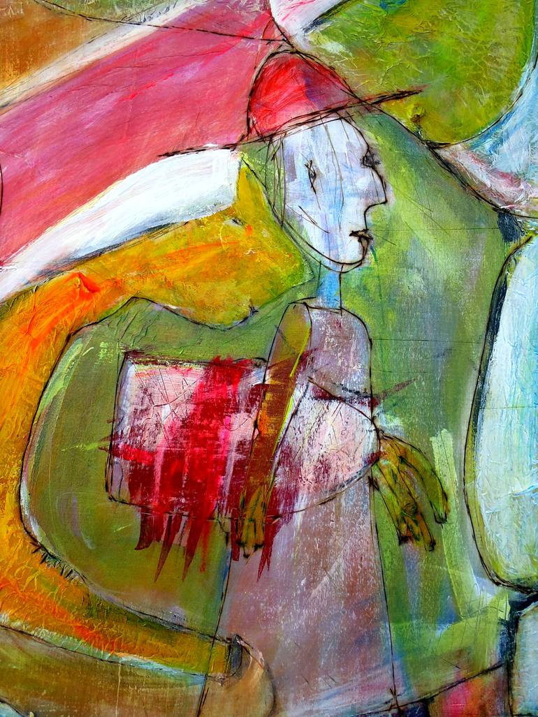 WHALE WALKER Painting by Vanda Parker | Saatchi Art