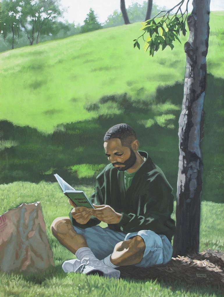 The Scholar Painting by Kenneth Calvert | Saatchi Art