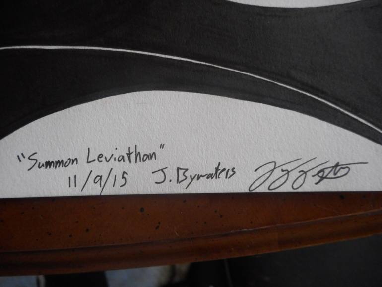 Summon Leviathan Drawing by Jarrett Bywaters | Saatchi Art