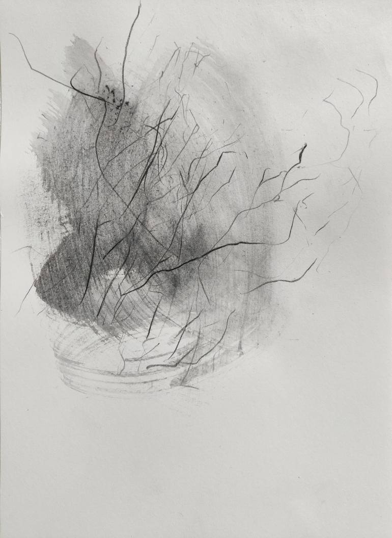 Abstract Drawing Drawing by Anna Eckert | Saatchi Art
