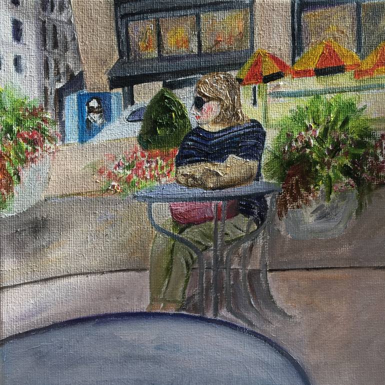 the lady Painting by Xinxin Xu | Saatchi Art