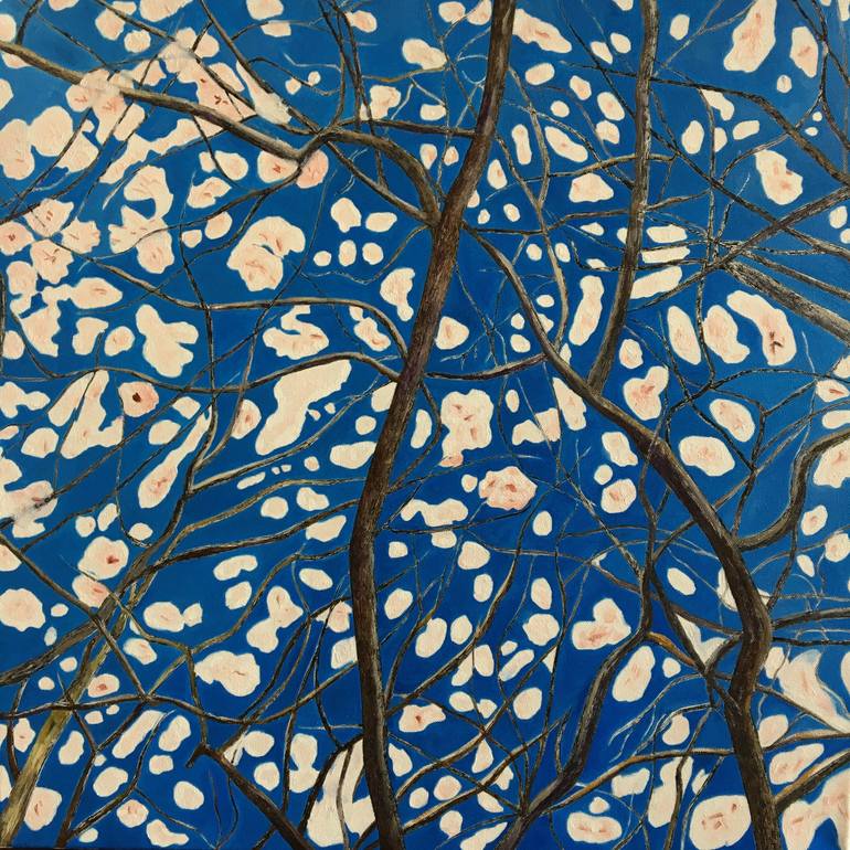 spring blossom Painting by Xinxin Xu | Saatchi Art