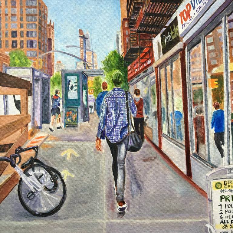 on his way Painting by Xinxin Xu | Saatchi Art