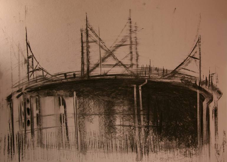 Architecture Drawing by josh patterson | Saatchi Art