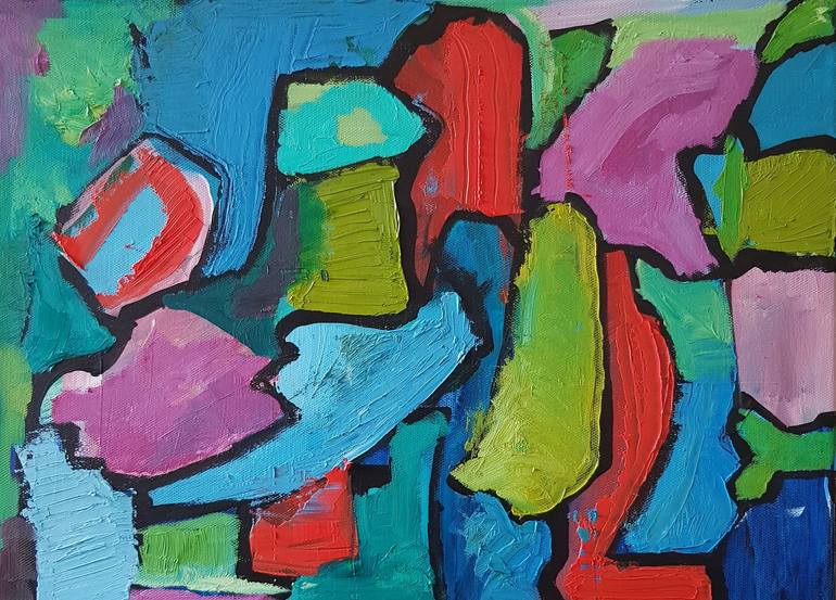 Bird Box 2 Painting by Lorna Allen | Saatchi Art