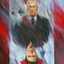 Trudeau /Father and son Painting by Farhad Amini | Saatchi Art
