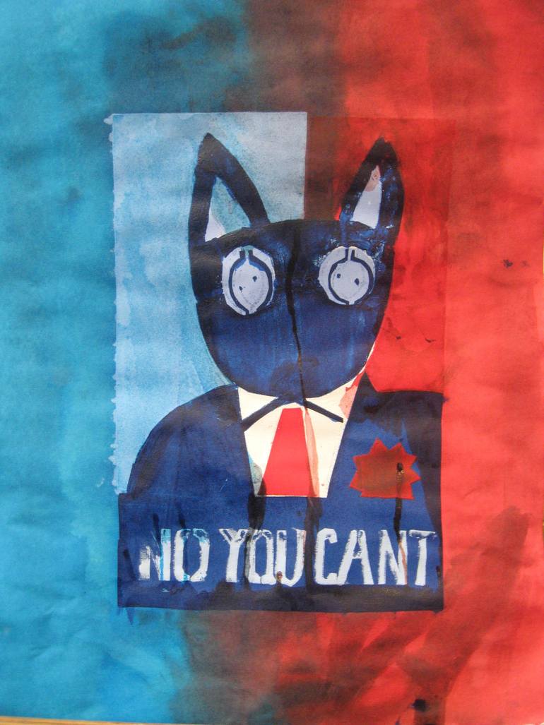 No You Can't Poster Drawing by Daniel Gray | Saatchi Art