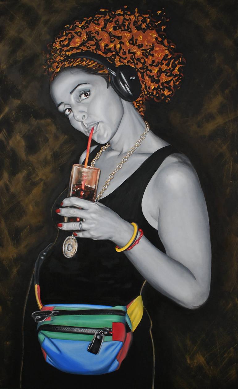 Aya Painting by Marianne Kanaan | Saatchi Art