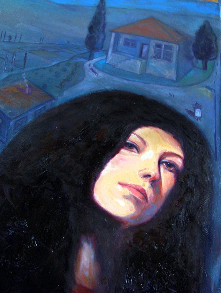 portrait of selen Painting by Tamer Ersoy | Saatchi Art