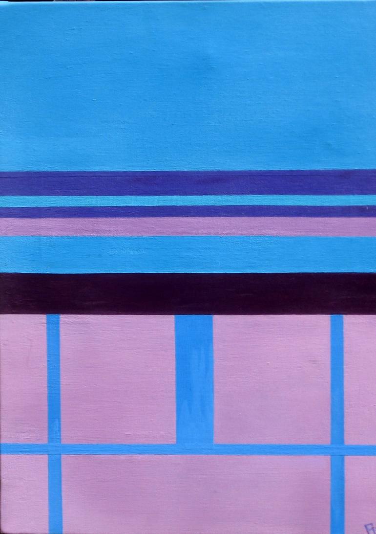 Lines of force Painting by Danae Fitzgerald | Saatchi Art